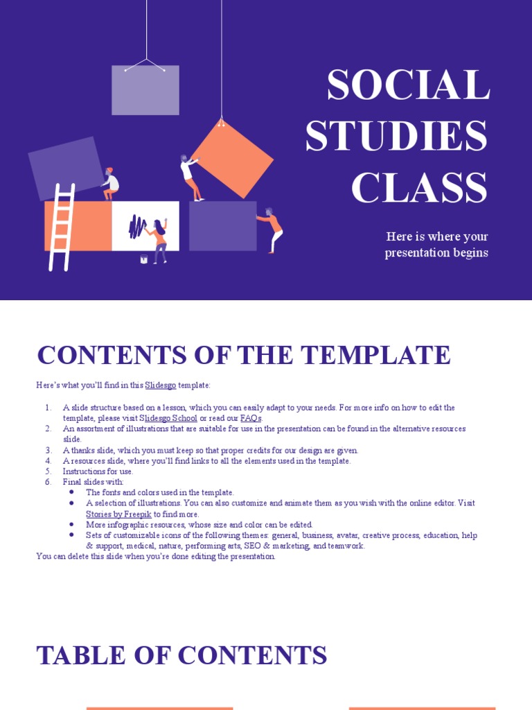 Social Studies Class by Slidesgo | PDF | Planets | Solar System