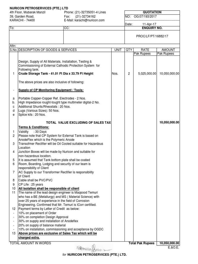 Proposal Nuricon | PDF | Pipeline Transport | Bp