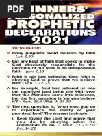 Kingdom Advancement Prayer Points | PDF | Acts Of The Apostles | Jesus