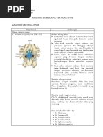 Anatomi Dan Fisiologi Vertebrae Cervical | PDF
