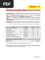 K1111 Homo Polypropylene Datasheet | PDF