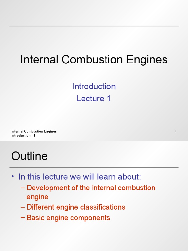 Internal Combustion Engines | PDF | Internal Combustion Engine | Piston