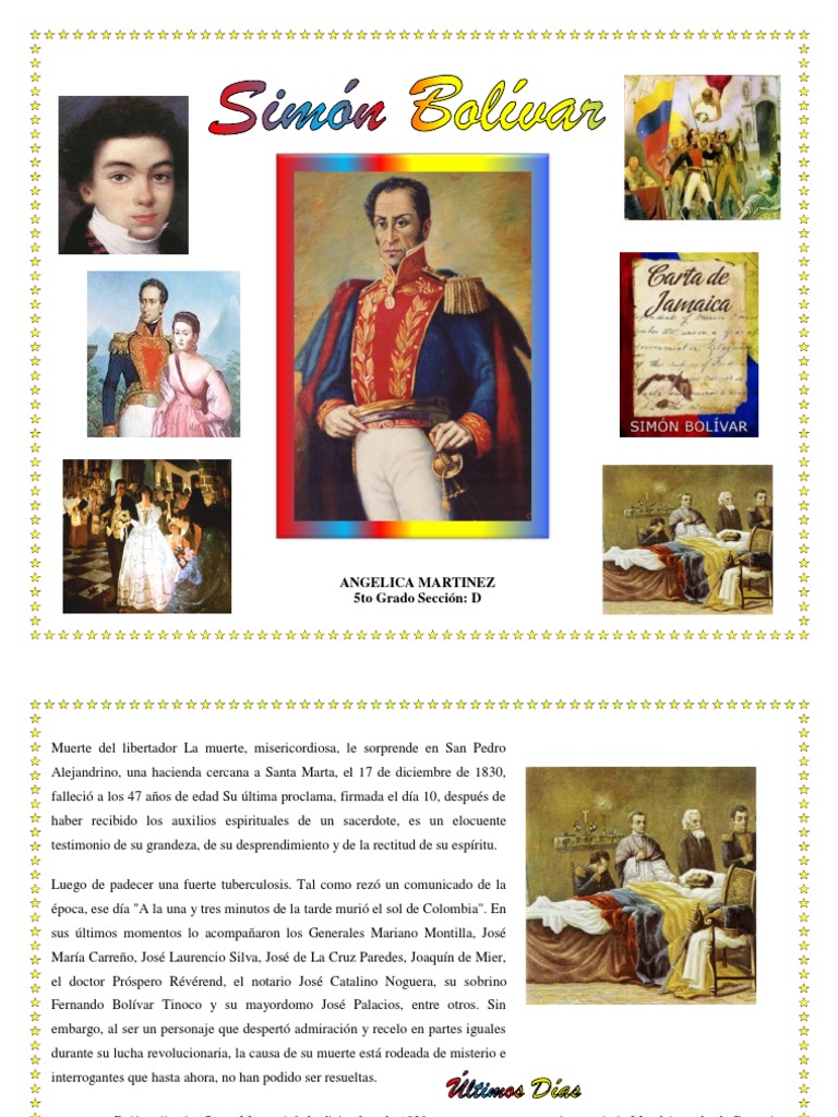 Album de Simon Bolivar | PDF | Venezuela | América del Sur