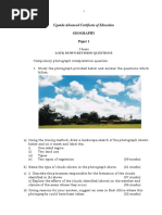 Geography Exam For S2 | PDF | Rwanda | Geography