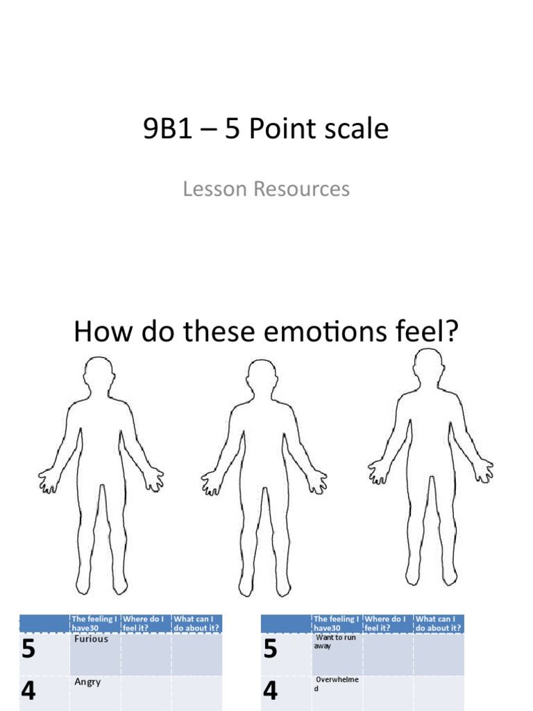 Understanding Emotions: 5-Point Scale | PDF | Self-Improvement