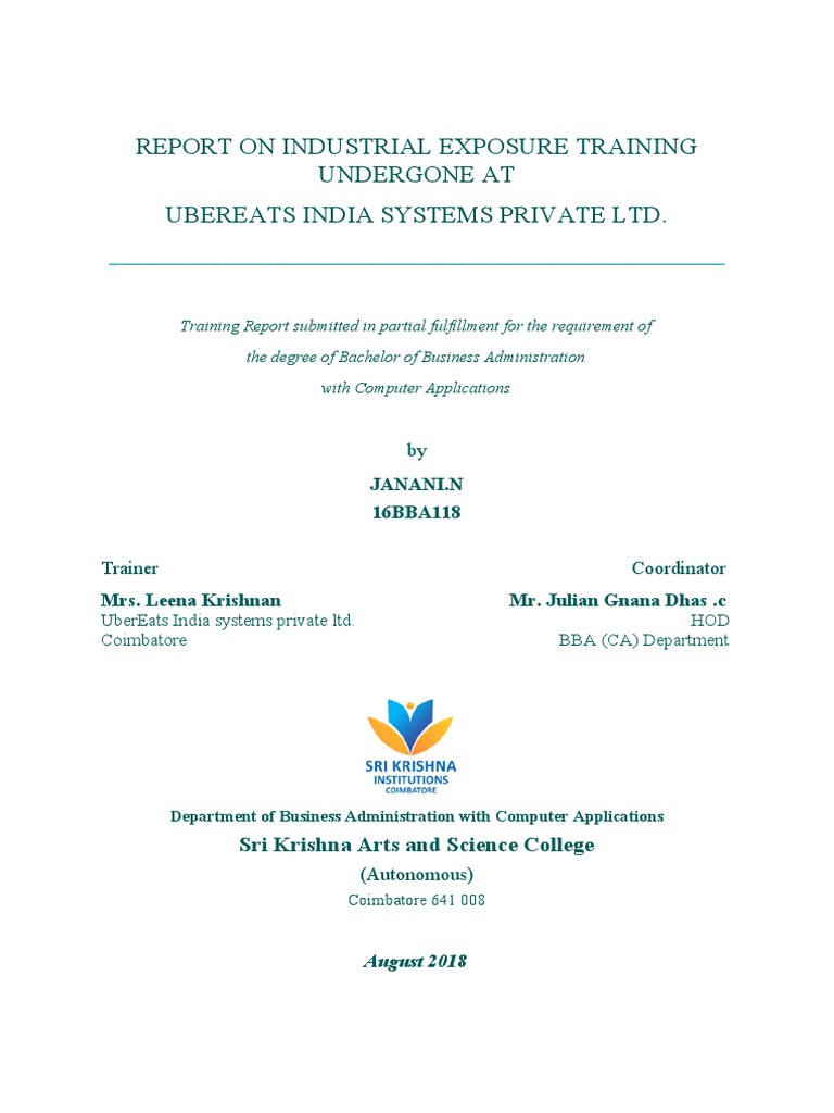 IET Report Uber Eats | PDF | Bookkeeping | Business