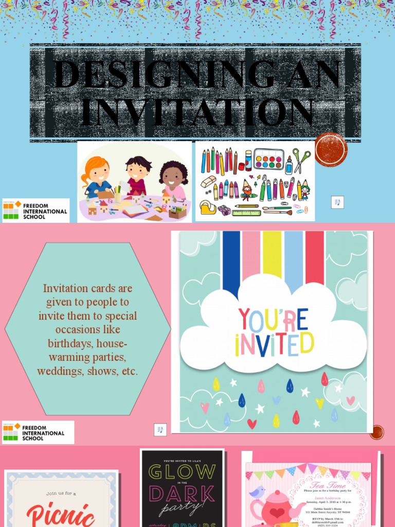 English Grade 3 Designing An Invitation 27 July 2020 1595847486 | PDF