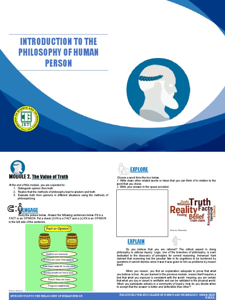 Philosophy: Truth vs. Opinion | PDF | Truth | Proposition