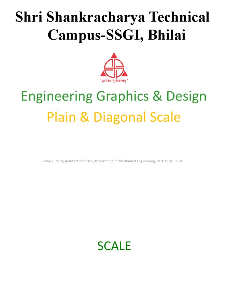 Shri Shankracharya Technical Campus-SSGI, Bhilai: Engineering Graphics ...