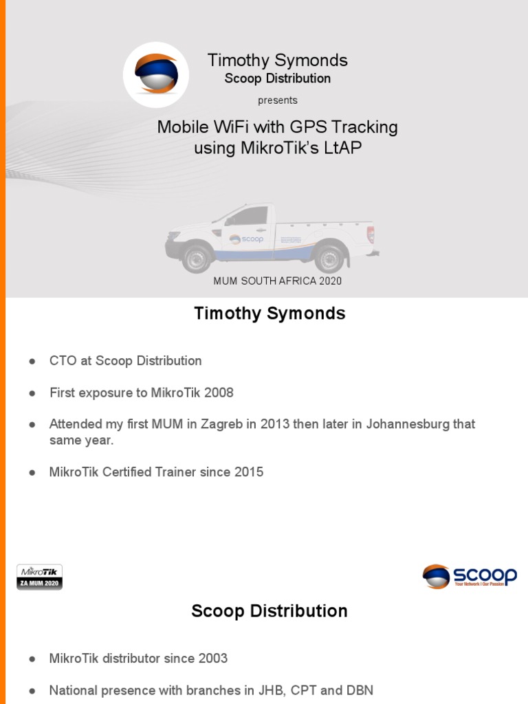 Mikrotik Mobile Wifi With Gps Tracking Using Mikrotik Ltap | PDF ...