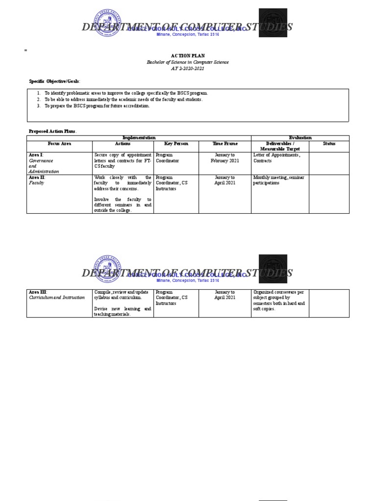 BSCS Action Plan | PDF | Curriculum | Human Nature