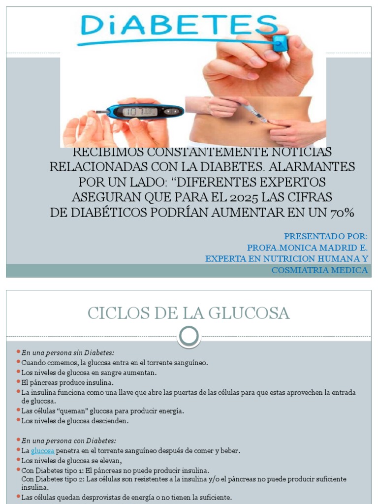 Ciclos de Glucosa y Diabetes | PDF | Diabetes | Insulina