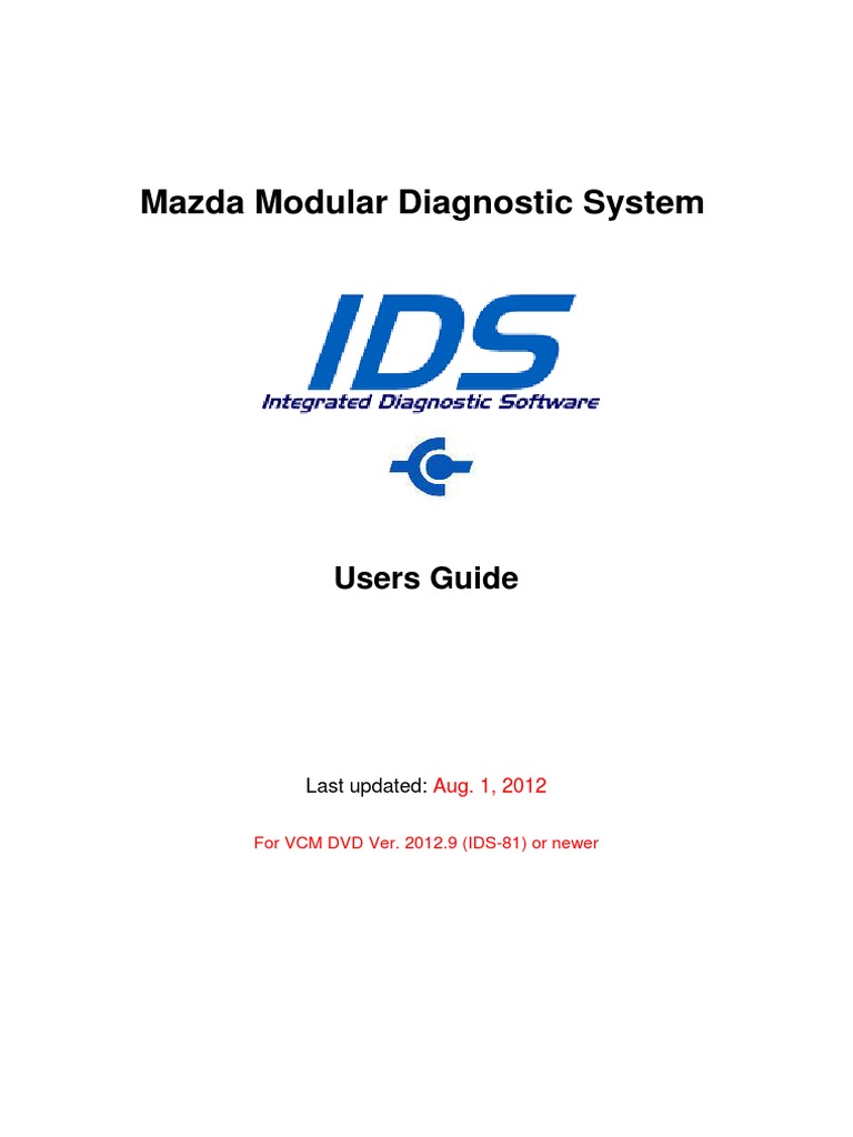 Mazda Ids-Users-Manual | PDF | Icon (Computing) | Personal Computers