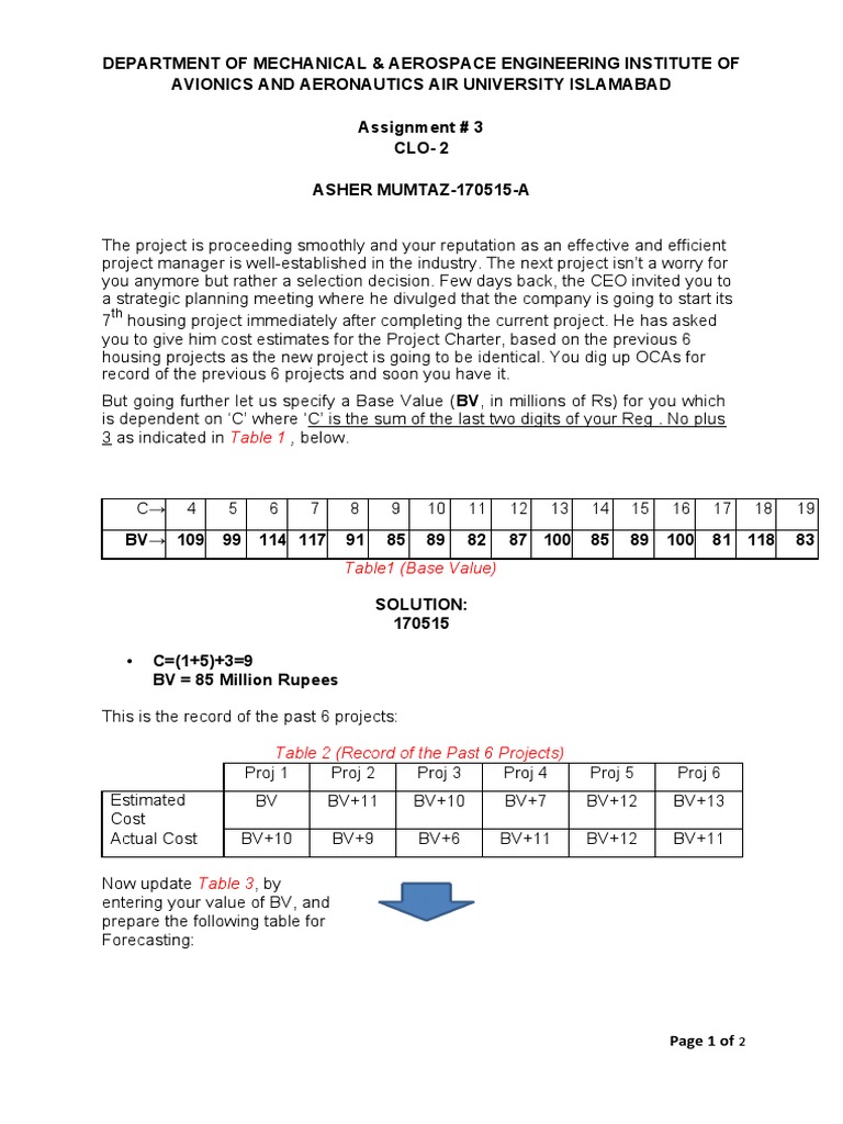 170515-A-EME Assignment 3 | PDF | Forecasting | Applied Mathematics