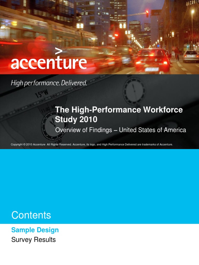 Accenture High Performance Workforce Study - US Overview of Findings ...