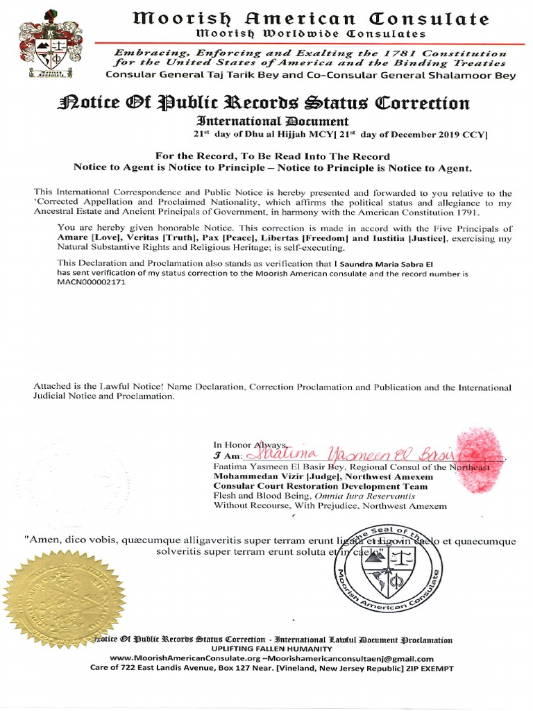 Status Correction | PDF