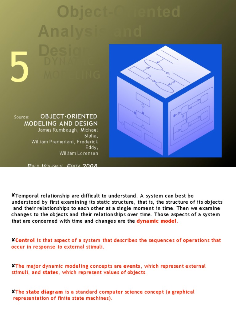 Dynamic Modeling Object Oriented Modeling And Design Pdf Object 2328
