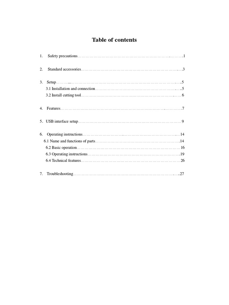 CT630 Instruction (USB) | PDF | Equipment | Manufactured Goods