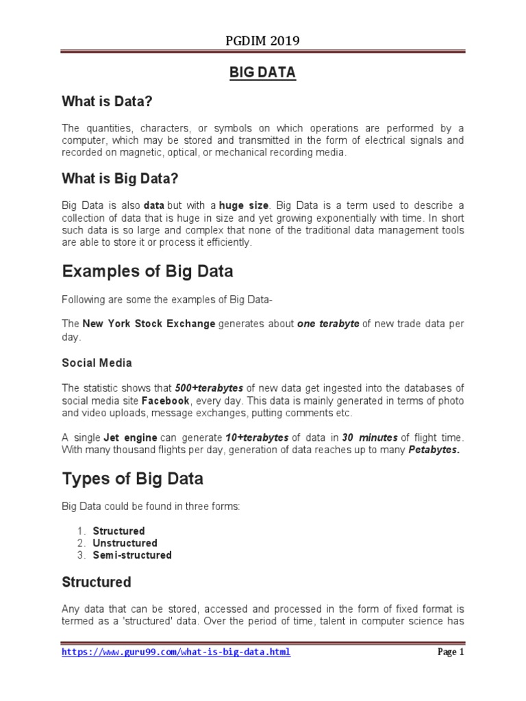 Big Data | PDF | Big Data | Databases