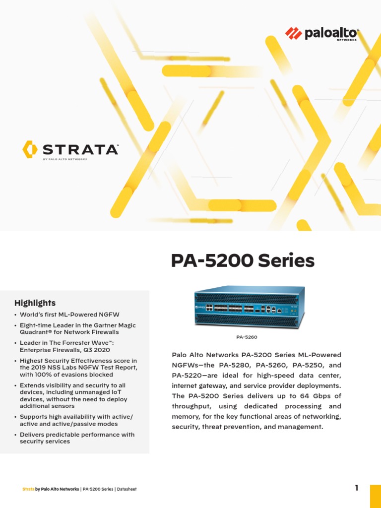 Pa 5200 Series | PDF | Transport Layer Security | Ip Address