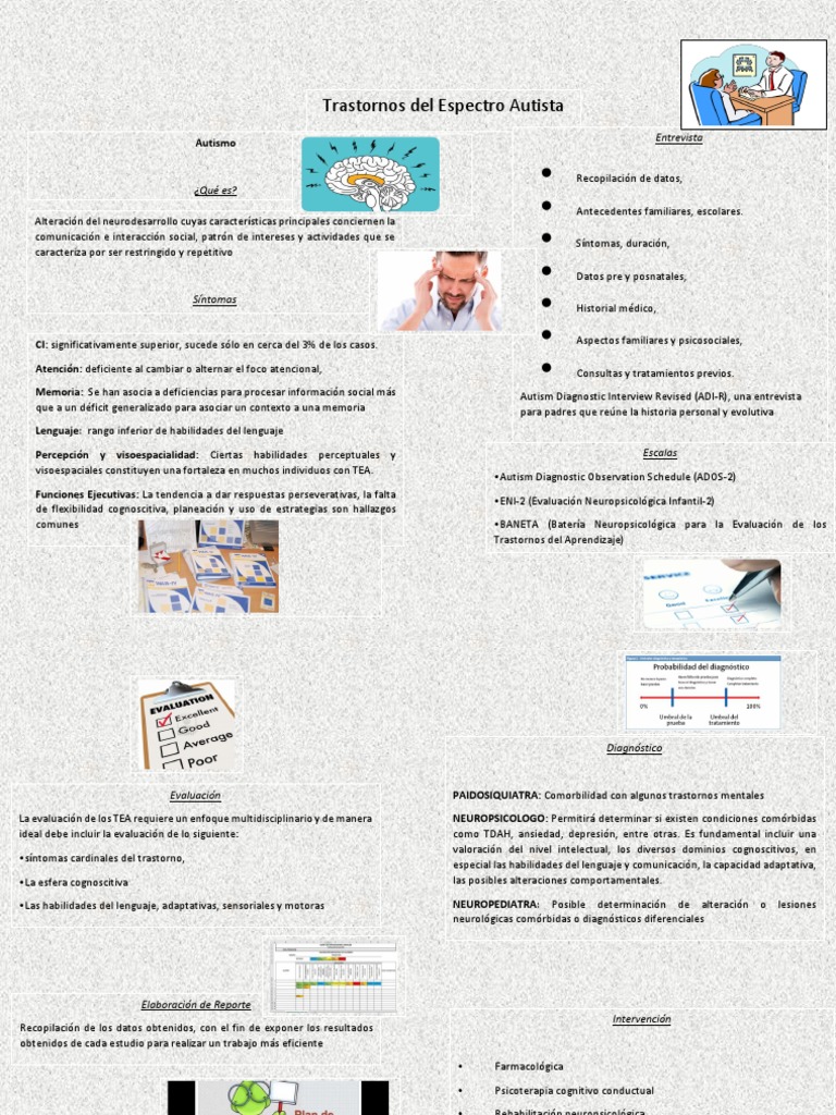 AUTISMO Infografía | PDF | Espectro autista | Diagnóstico psiquiátrico