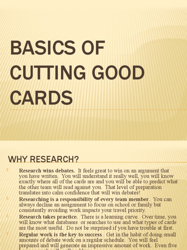 12 - Card Cutting | PDF | Evidence | Libraries