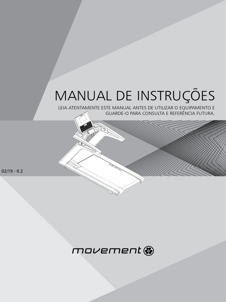 Manual Esteira Movement v3.0 | PDF | Parafuso | Frequência cardíaca