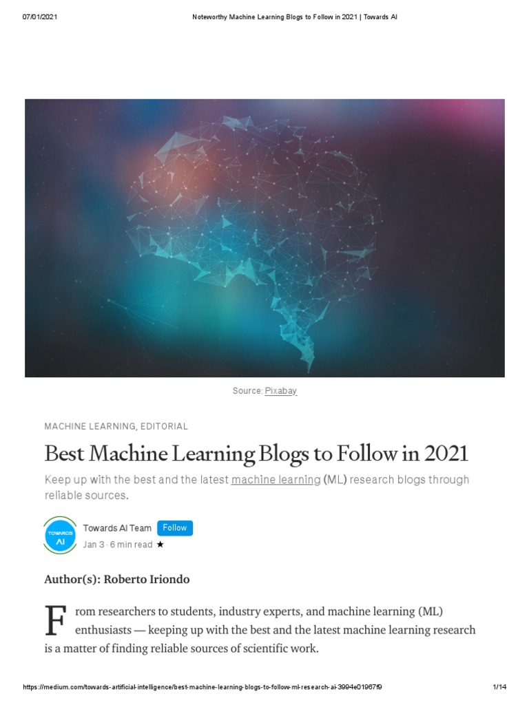 Noteworthy Machine Learning | PDF | Artificial Intelligence ...