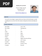 Curriculum Vitae | PDF | Tagalog Language | Philippines