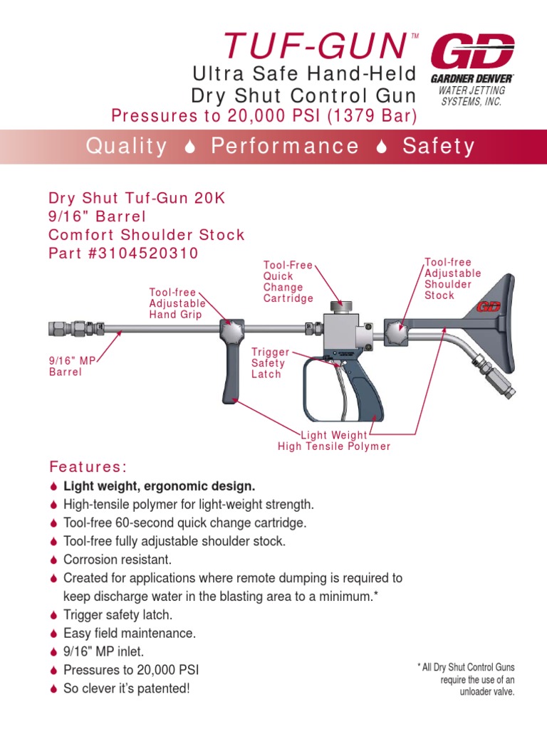 Tuf-Gun: Quality Performance Safety | PDF | Cartridge (Firearms) | Valve