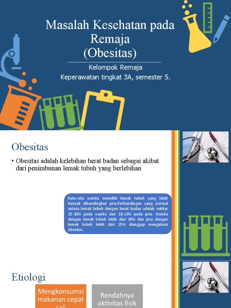 Kel 3 - PPT Remaja Obesitas | PDF