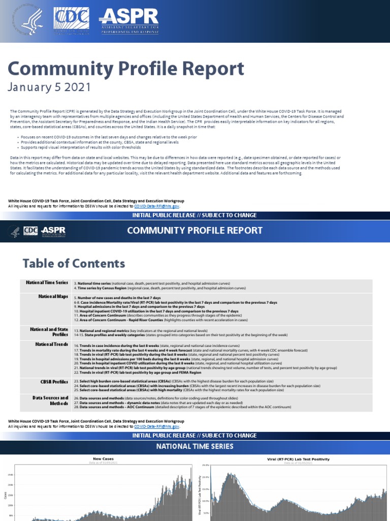Community Profile Report 20210105 Public PDF | PDF