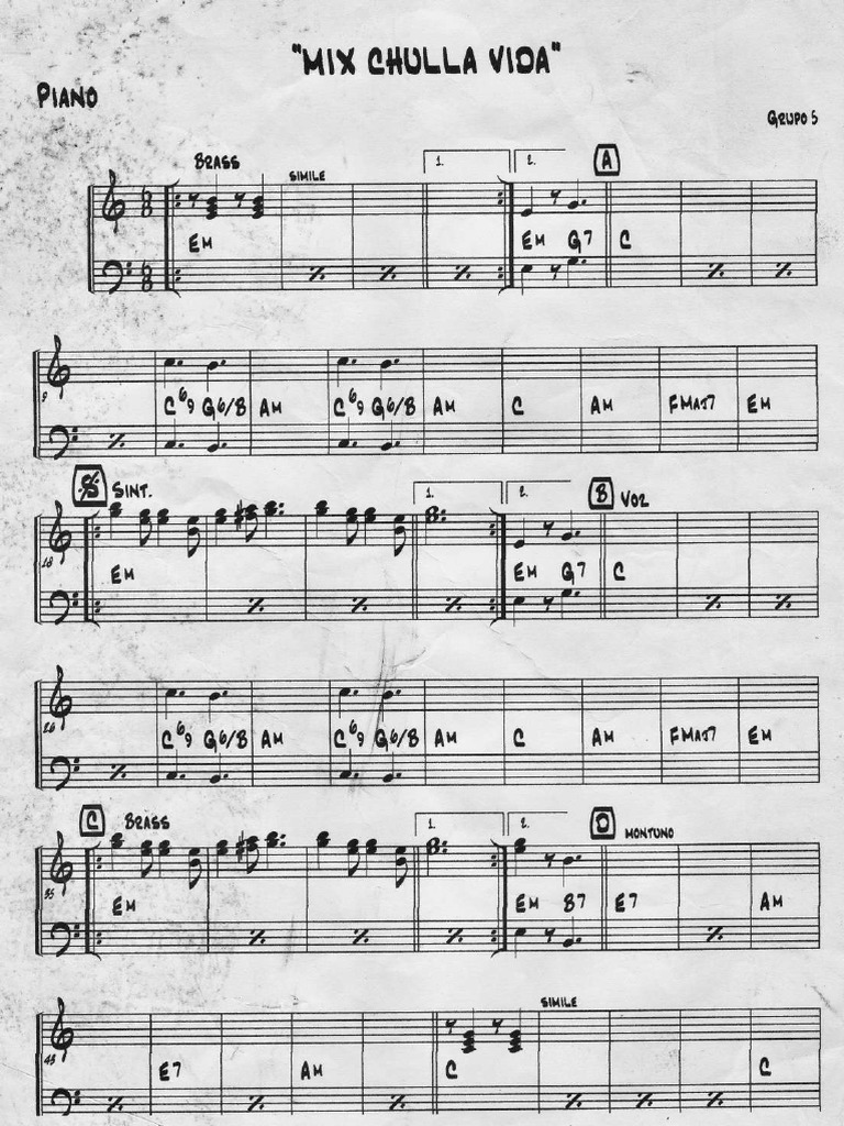 Mix Chulla Vida | PDF