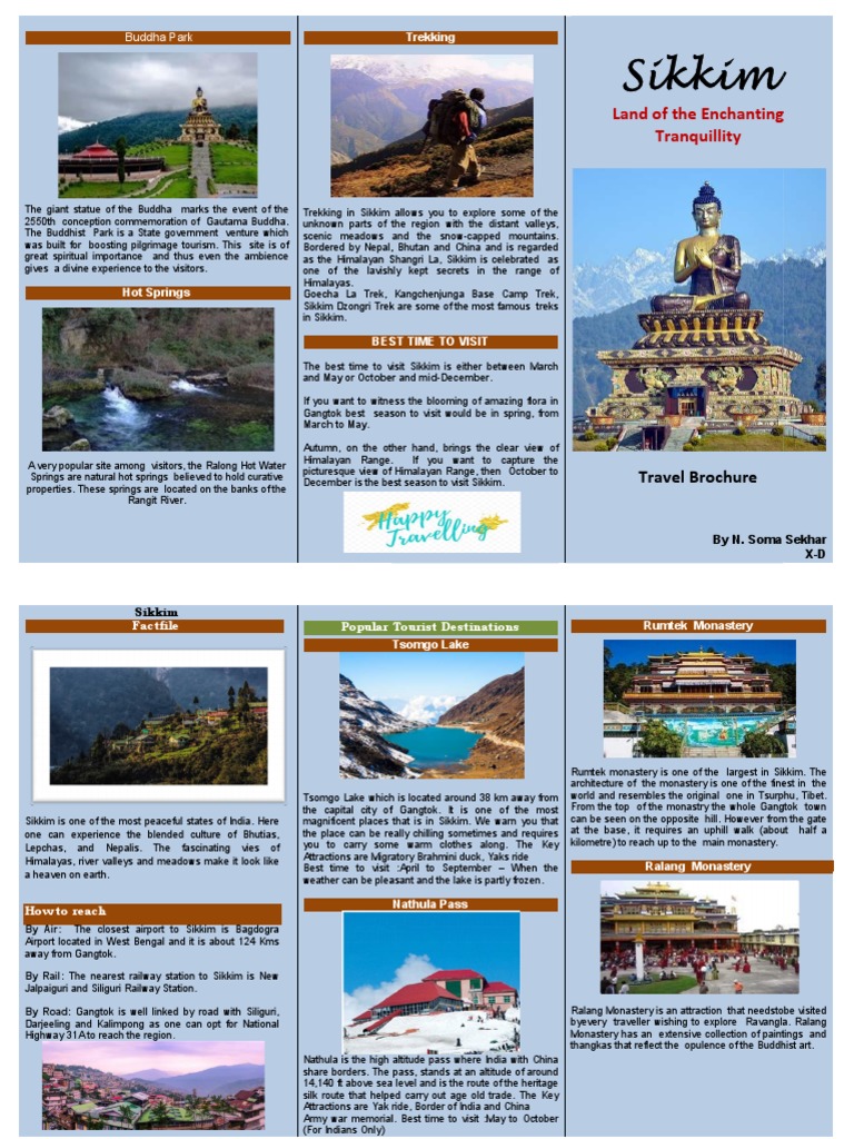 Sikkim Sikkim: Land of The Enchanting Tranquillity Land of The ...