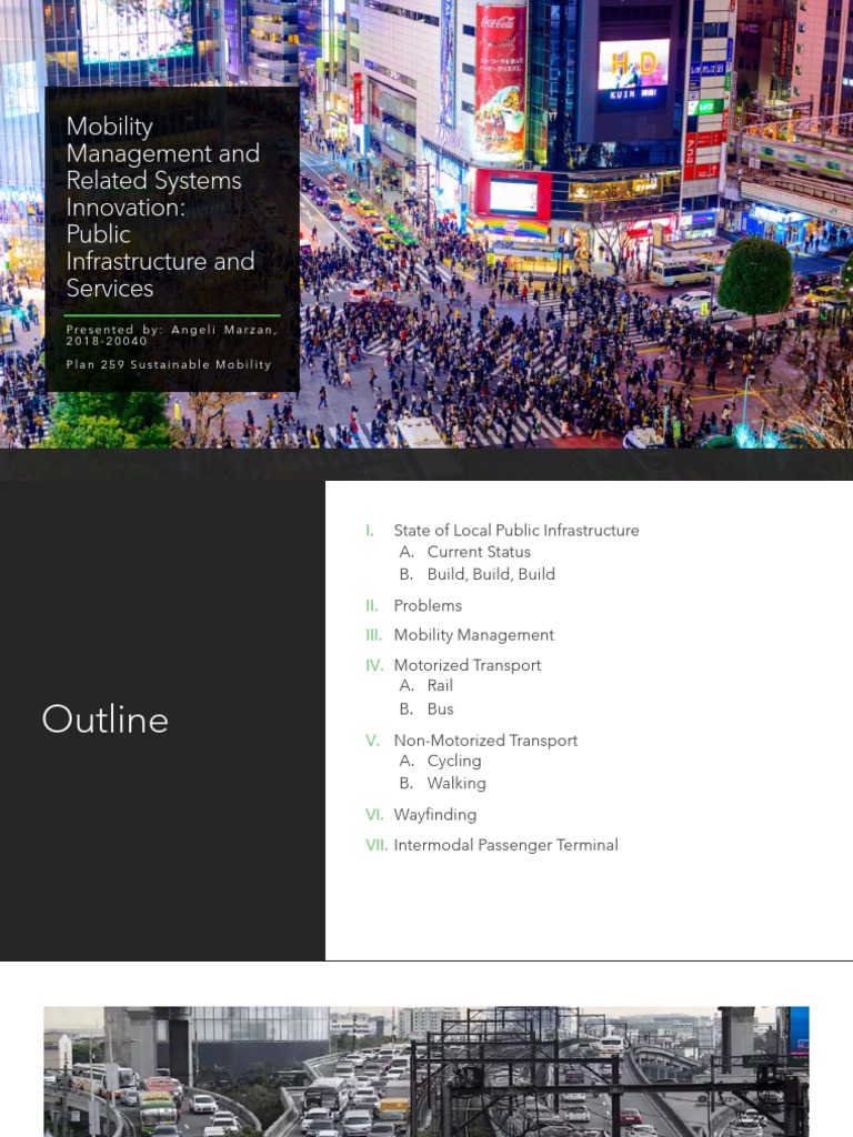 Public Infrastructure and Services | PDF | Public Transport | Rail ...