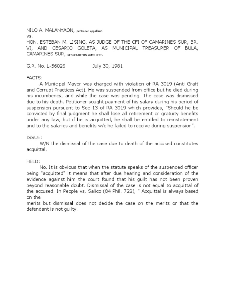 G R No L 56028 PDF
