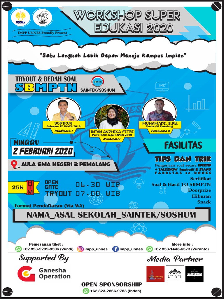 Pamflet Tryout SBMPTN 2020 | PDF