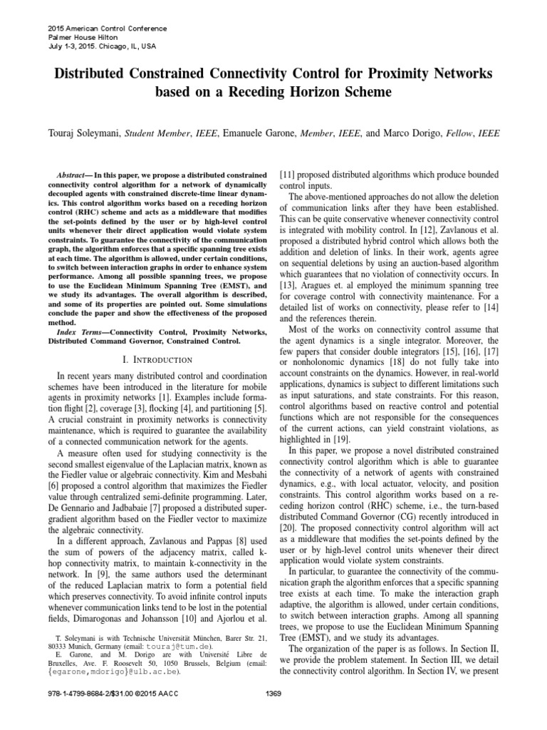 Soleymani, Garone, Dorigo - 2015 - Distributed Constrained Connectivity Control For Proximity ...
