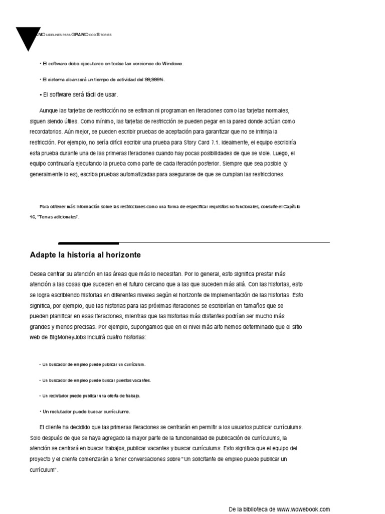 User Stories Applied Mike Cohn 101 200.en - Es | PDF | Usuario ...