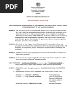 Badac Auxillary Team - Executive Order | PDF | Social Science | Wellness