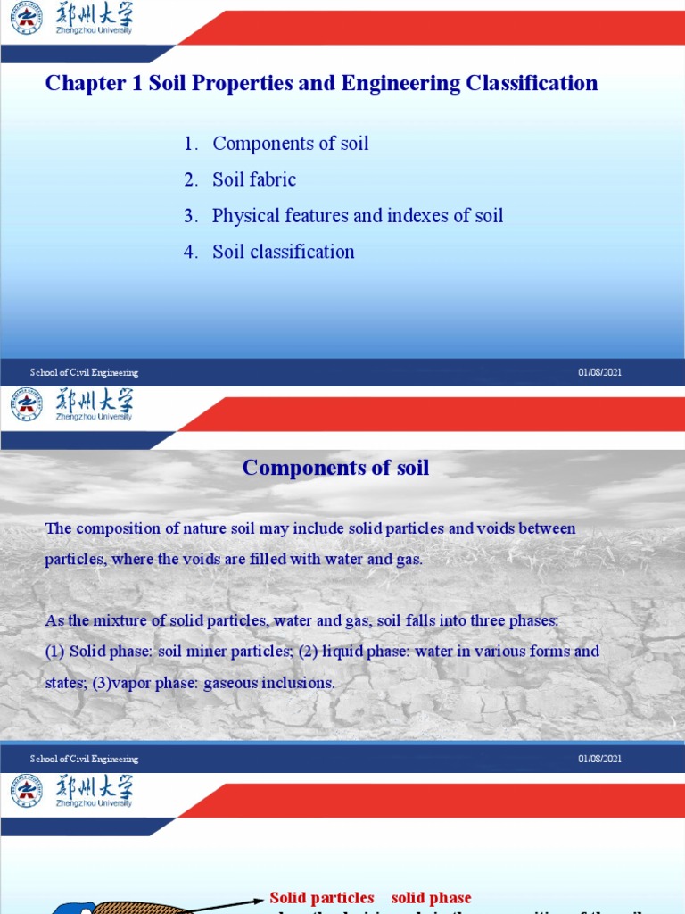 Chapter 1 Soil Properties | PDF | Soil | Silicon