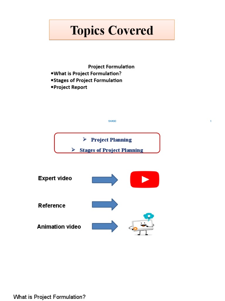 Stages of Project Formulation | PDF | Feasibility Study | Cost