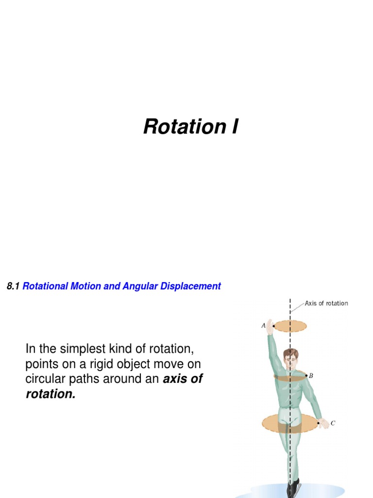 Rotation | PDF | Rotation Around A Fixed Axis | Torque