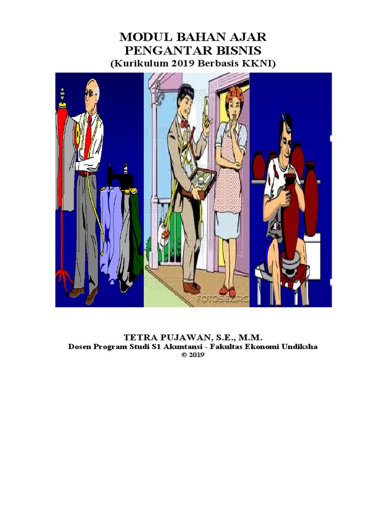 MODUL BAHAN AJAR-Modul 1-Konsep Dasar Bisnis | PDF | Karier & Perkembangan | Bisnis