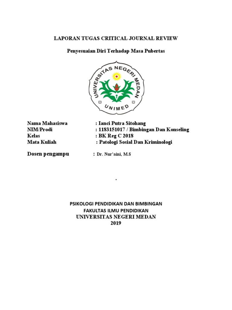 CJR Patologi Sosial | PDF