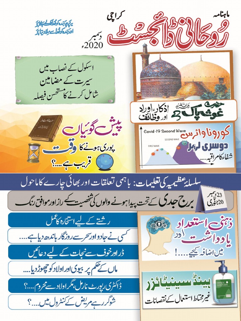 Roohani Digest 2020 December | PDF
