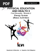 Health Optimizing Physical Education (Hope3) Quarter 3 - Module 1 | PDF | Foot | Dances