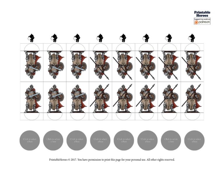 PrintableHeroes Human Guardsman 01 Free | PDF
