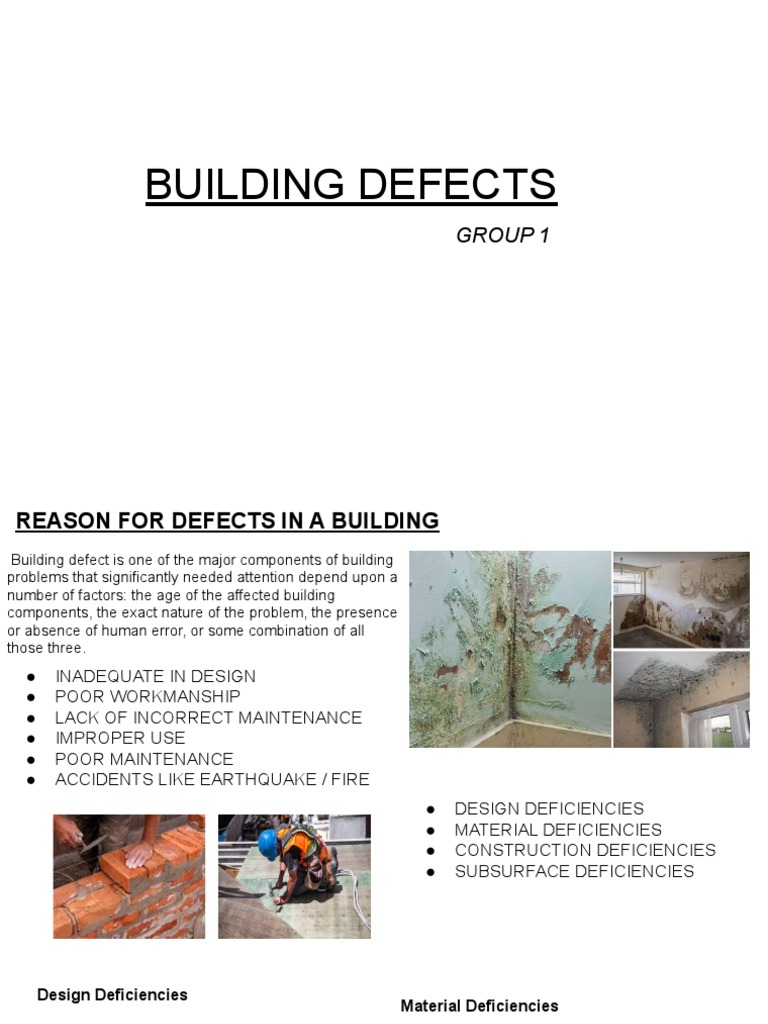 Building Defects | PDF | Creep (Deformation) | Roof