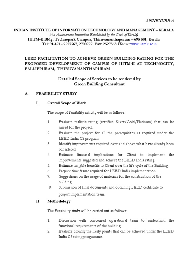 Annexure A | PDF | Leadership In Energy And Environmental Design ...